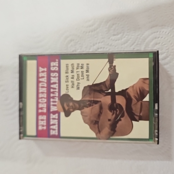 Other | The Legendary Hank Williams Sr Cassette Tape 1987 Used ...